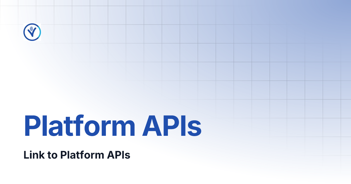 Platform APIs | CREDEBL Docs